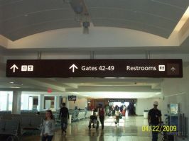Orlando Airport / Airside 3 by Baron Sign Manufacturing in Orlando, FL ...