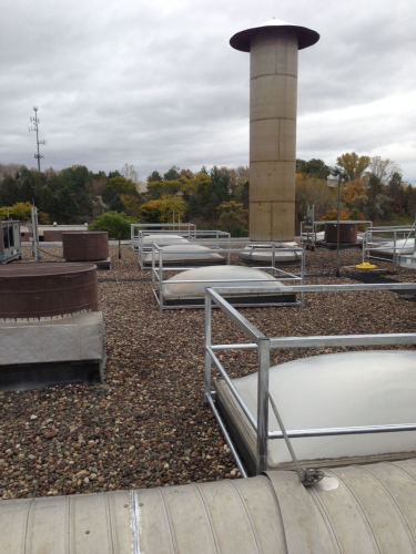 Roof Safety Rail and Skylight Guard Install by Safety Rail Company LLC ...