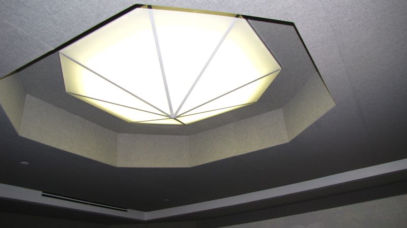 Cahuenga Studio Barrisol Ceiling Installation & FabriTRAK Wall Panel ...