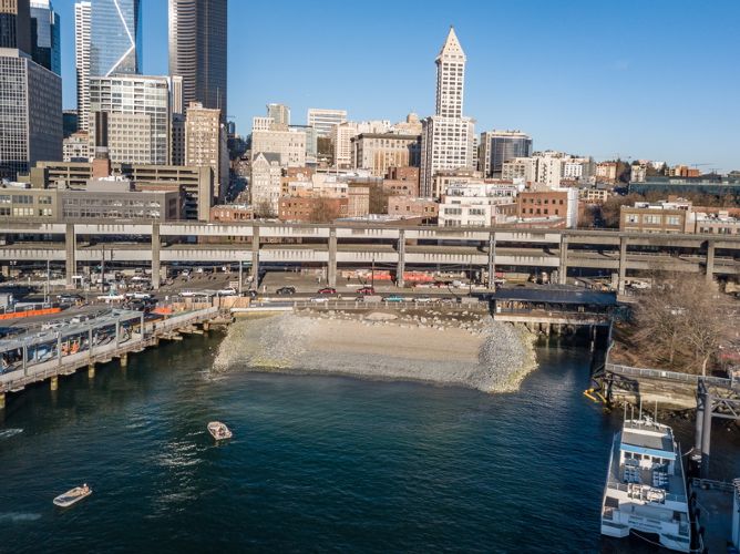 Elliott Bay Seawall Replacement and Habitat Restoration by Anchor QEA ...