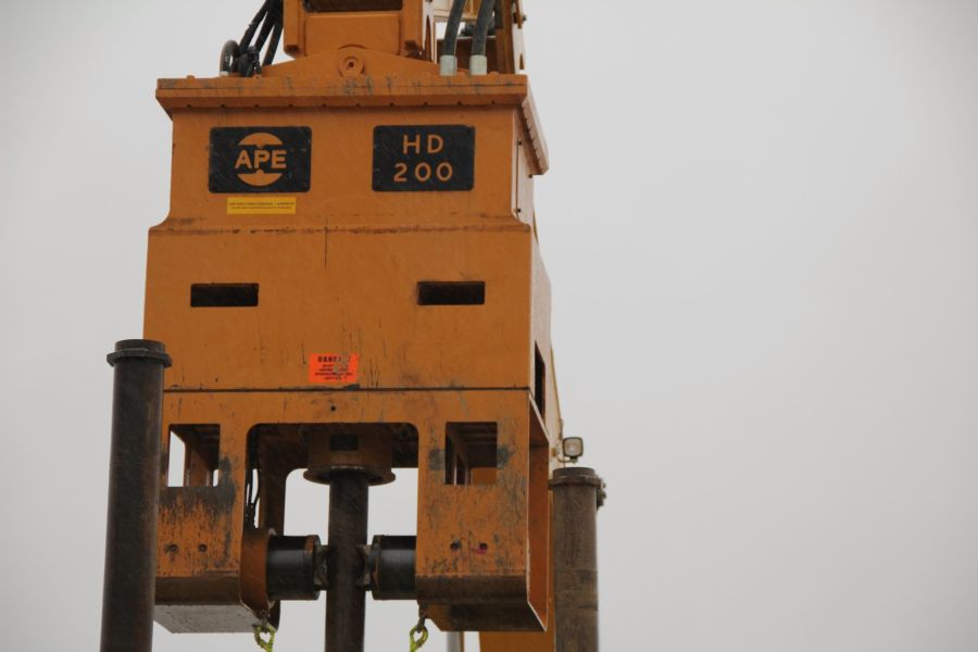 Powerline Tower Foundation Repair by Pileworks in Saskatchewan, Canada ...