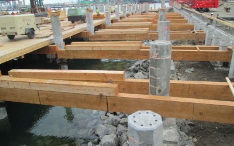 Berth 100 Wharf Construction by Reyes Construction, Inc. in San Pedro ...