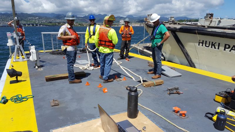 Repair Damage to USS Arizona Memorial & Floating Dock by North Wind in ...