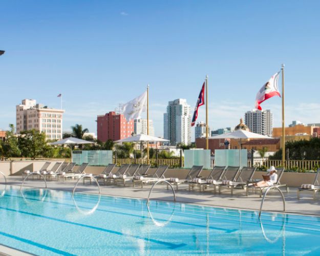 Westgate Hotel Rooftop Pool Deck & Retail Modernization by Johnson ...