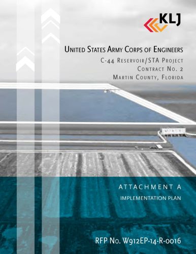 C-44 SFWMD Contract 2 Pre-Construction Submittals by KLJ in Martin ...
