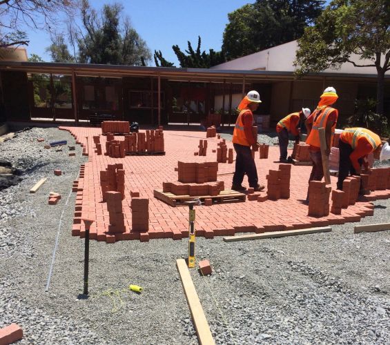 Dodson Middle School Entry Pavers by Athena Engineering, Inc. in Rancho ...