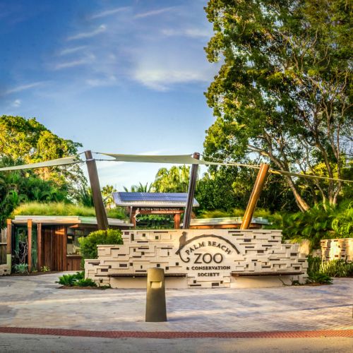 Palm Beach Zoo - Ruth & Ted Baum Family Conservation Entry Plaza by ...
