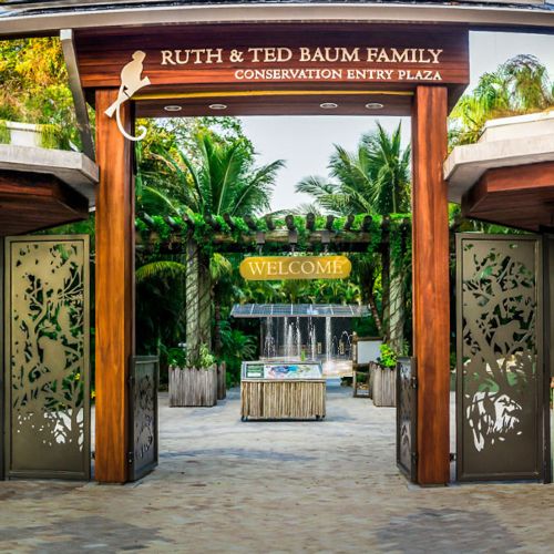 Palm Beach Zoo - Ruth & Ted Baum Family Conservation Entry Plaza by ...