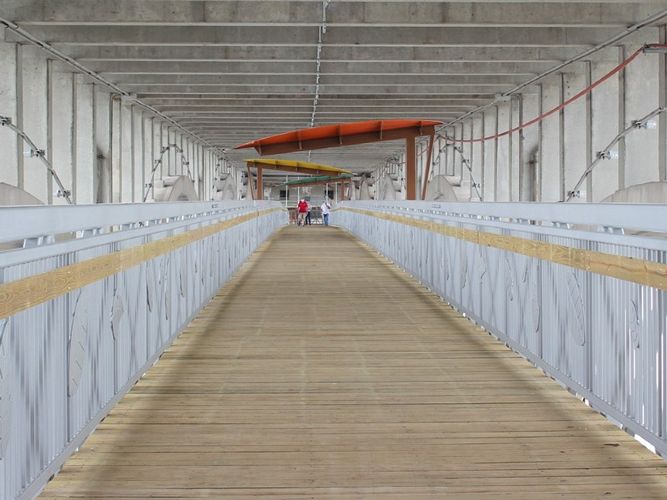 Jefferson Street Pedestrian Bridge by Sjostrom & Sons, Inc. in Rockford ...