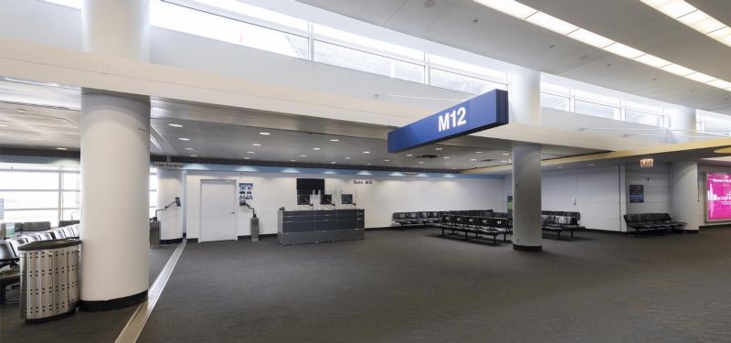 Temporary Passenger Boarding Bridges at O’hare Airport International ...