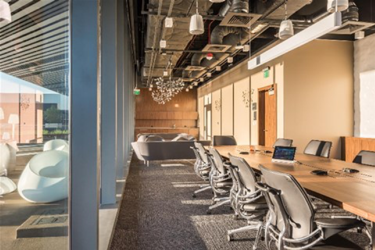 Samsung-Rooftop Lounge and Executive Boardroom by Barry Swenson Builder ...