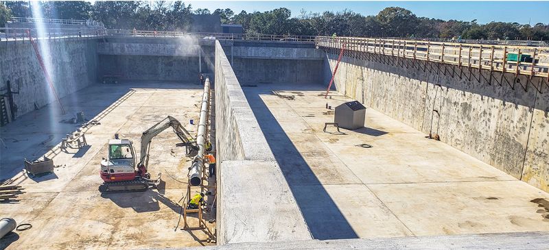 Henry Clay Duffie Water Resource Facility Expansion by Garney Construction in Mount Pleasant, SC ...