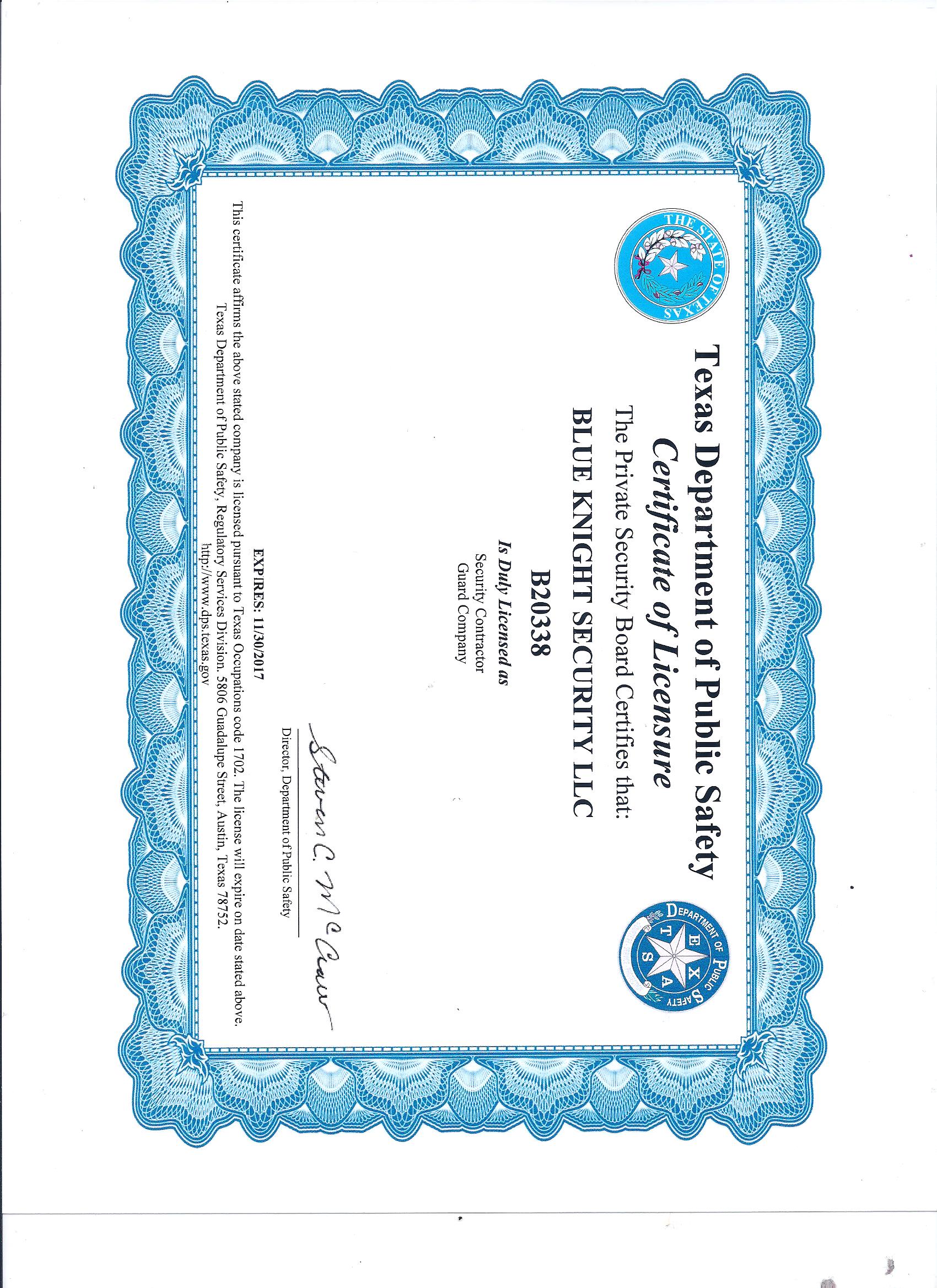 Blue Knight Security LLC - Houston, Texas | ProView