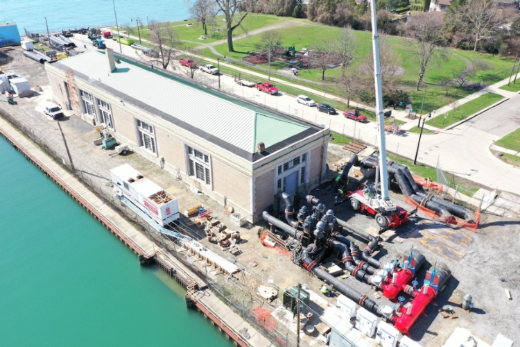 Fairview Pump Station Improvements by Weiss Construction Co. in Detroit ...