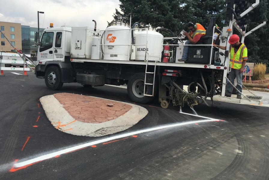 Colorado Barricade Co. Pavement Marking Division - Video & Image ...