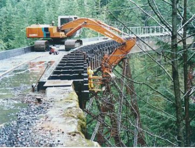 Iron Horse State Park Hall Creek Trestle Repair by Boss Construction ...