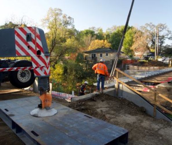 Boyes Boulevard Bridge Replacement by Ghirardelli Constr. in Sonoma County, CA | ProView