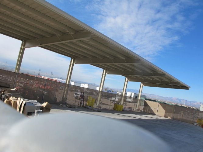 VA Parking Lot Canopy by Unks Construction in Las Vegas, NV | ProView