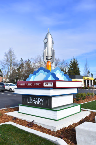 Evergreen Branch Library Expansion by Faber Construction in Everett, WA ...