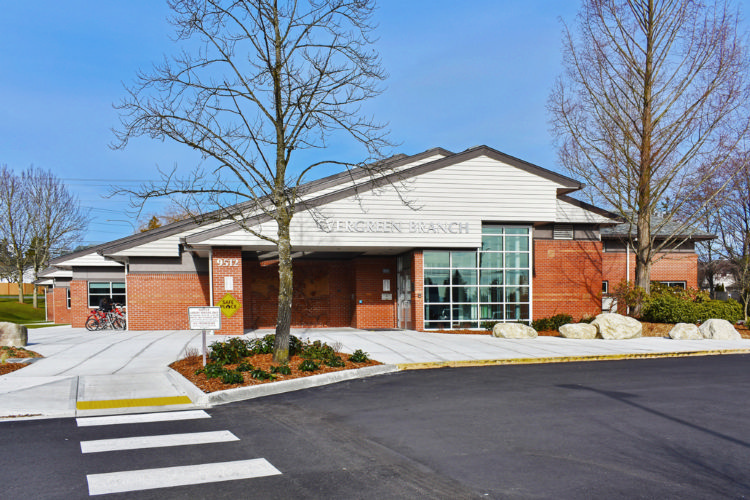 Evergreen Branch Library Expansion by Faber Construction in Everett, WA ...