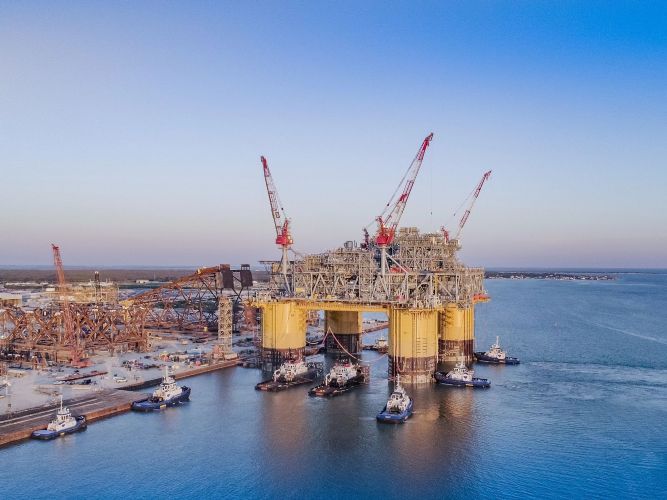 Appomattox Platform by Kiewit Infrastructure South Co. in Ingleside ...