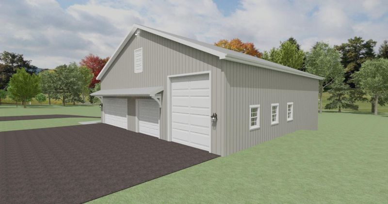 Nunyabiznaz Garage by Conceptual CAD LLC in East Greenville, PA | ProView