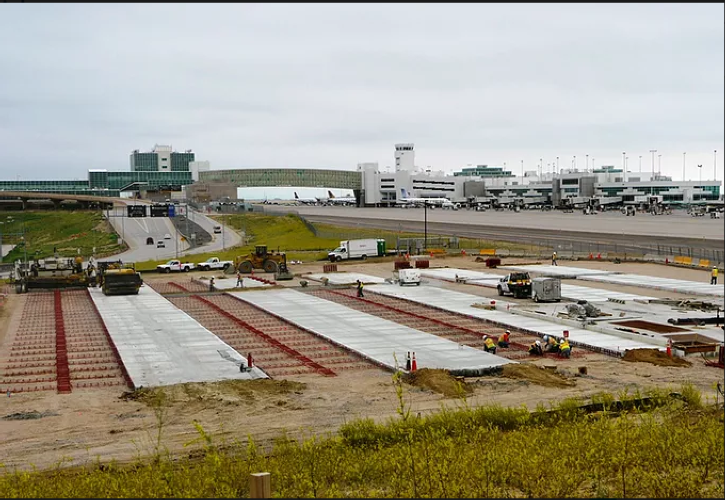 Concourse A East Apron Expansion by Interstate Highway Construction in ...