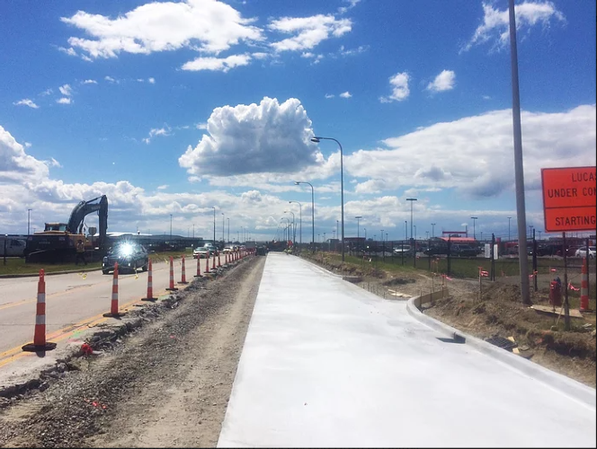 Concourse A East Apron Expansion by Interstate Highway Construction in ...