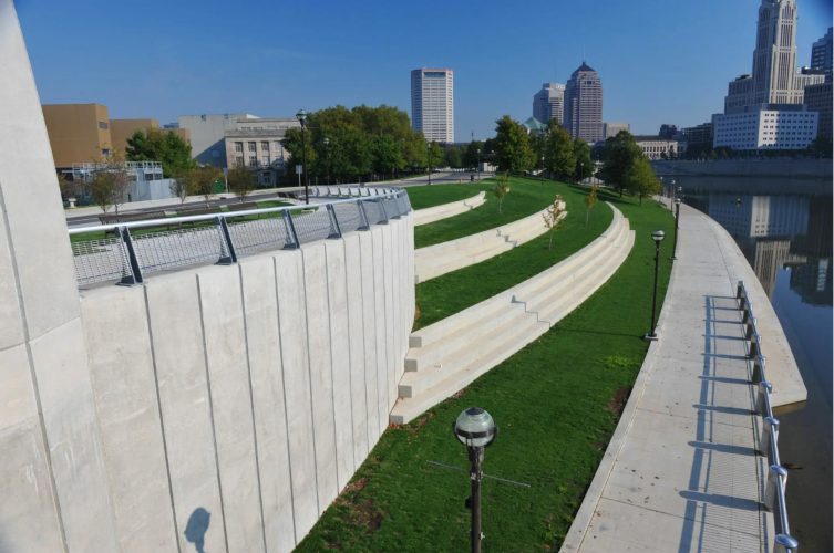 Rich Street Bridge by Kokosing Construction Co. in Columbus, OH | ProView