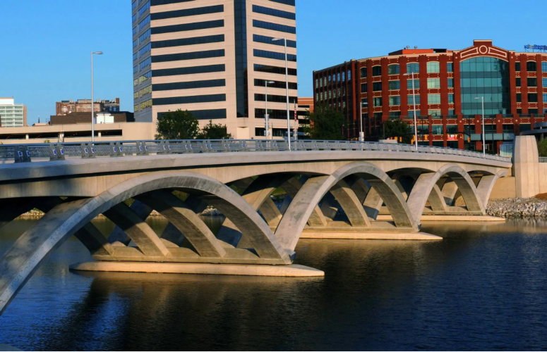 Rich Street Bridge by Kokosing Construction Co. in Columbus, OH | ProView