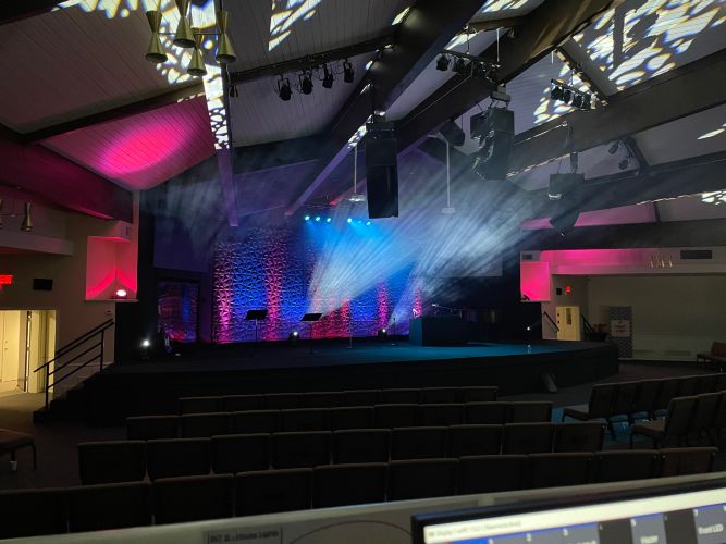 Stage Design for Tabernacle Baptist Church by FM in Ennis, TX | ProView