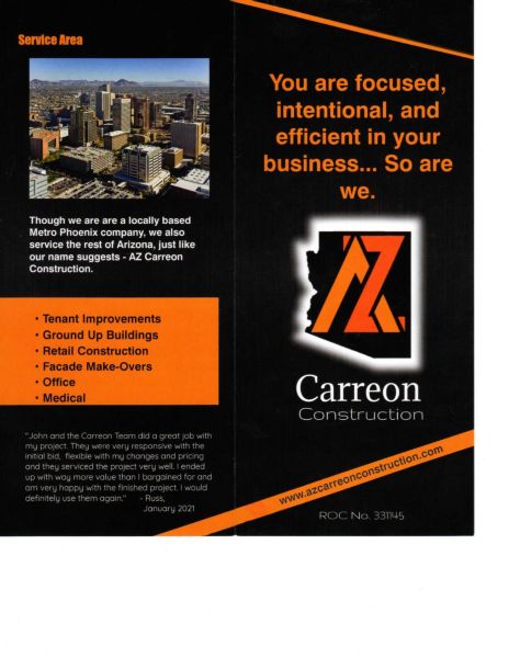 AZ Carreon Construction LLC - Locations and Key Contacts | ProView