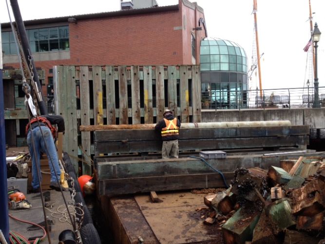 Breasting Dolphin Timber Replacement / Port Of Bellingham-Alaska Ferry ...