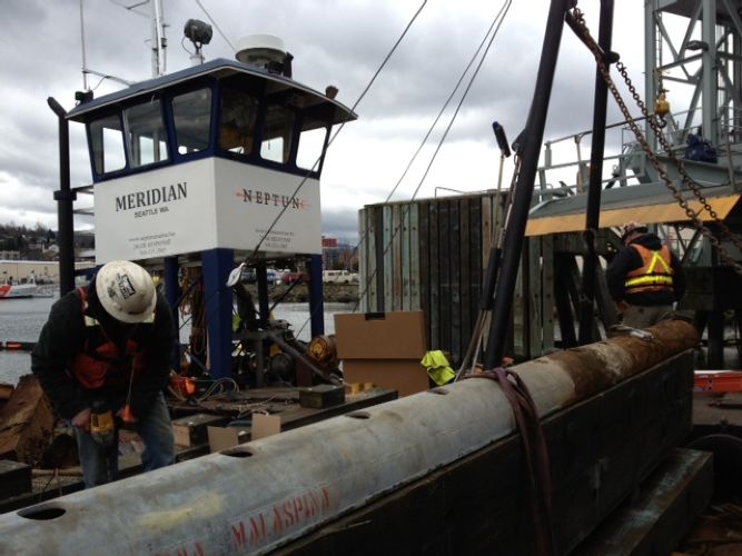 Breasting Dolphin Timber Replacement / Port Of Bellingham-Alaska Ferry ...
