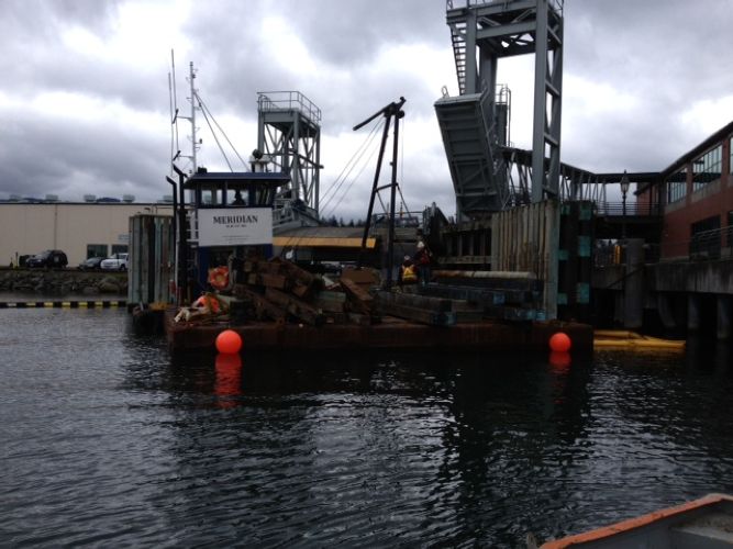 Breasting Dolphin Timber Replacement / Port Of Bellingham-Alaska Ferry ...