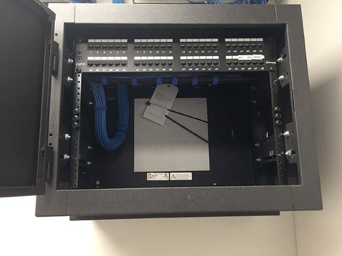 Cat6 And Fiber Optic Cable Installation by DataTel Network Cabling in ...