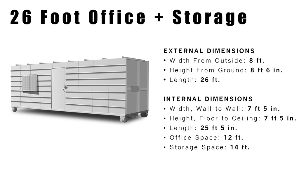 Porta-Stor - Container Dimensions Images | ProView