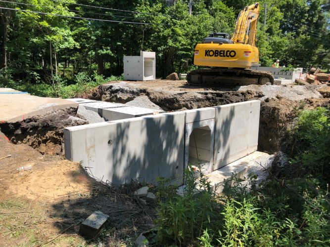 Brigham Rd. Gates Mills Box Culvert by Northeast Ohio Trenching Service ...