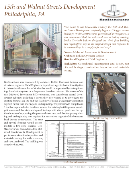 GeoStructures, Inc. - Construction Projects | ProView