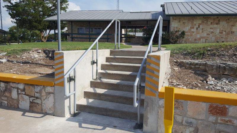 Rest Stop Hand Rails by Madcat Metals in Kerr, TX | ProView