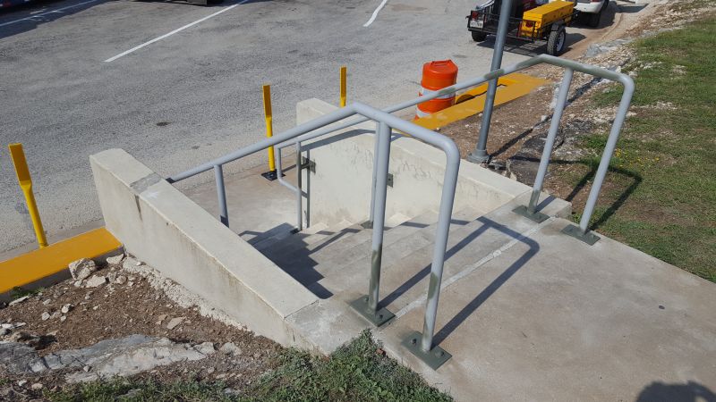 Rest Stop Hand Rails by Madcat Metals in Kerr, TX | ProView